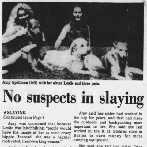 The Murder of Leslie Spellman (Maine) | Dark Downeast